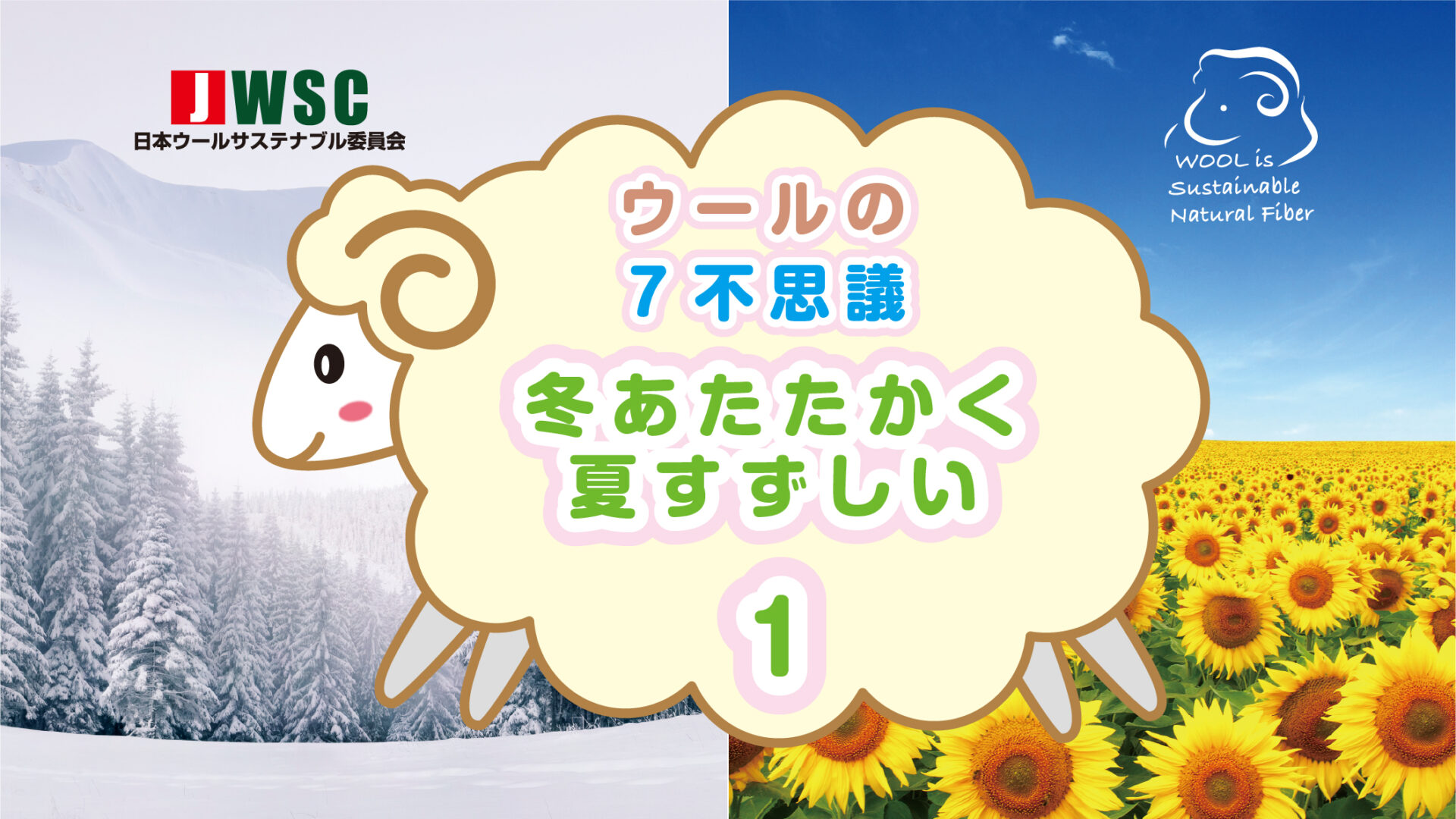 ウールの7不思議【1.ウールは冬あたたかく、夏はすずしい】 - 日本羊毛産業協会